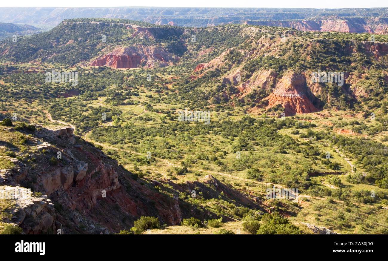 the palo duro canyon system of the caprock escarpment near amarillo ...
