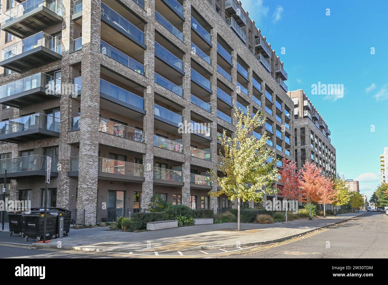 New homes development in Green street , Newham, East London Stock Photo ...