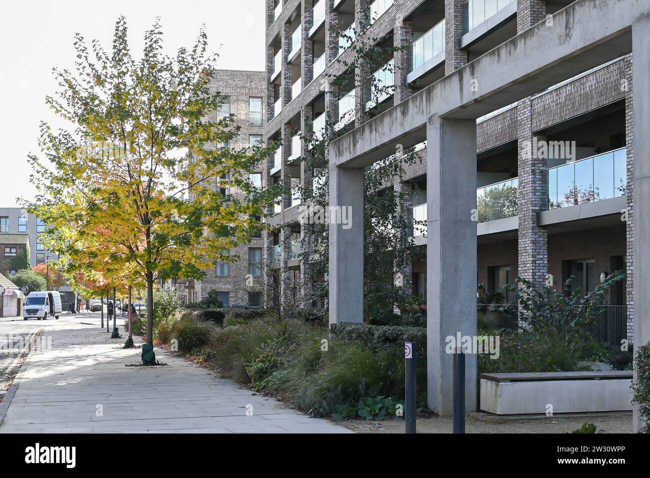New homes development in Green street , Newham, East London Stock Photo ...