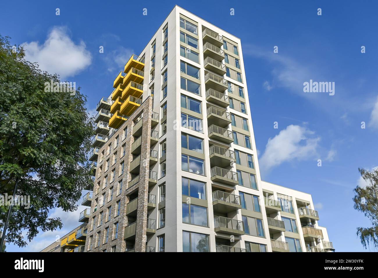 New homes development in Green street , Newham, East London Stock Photo ...