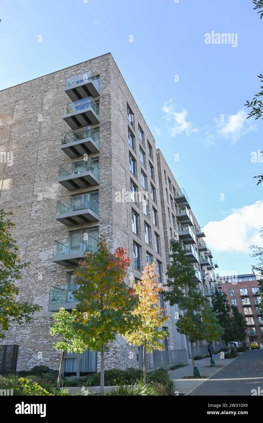 New homes development in Green street , Newham, East London Stock Photo ...