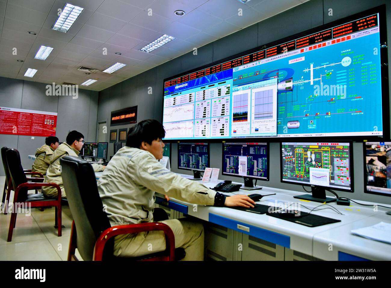 China power control center hi-res stock photography and images - Alamy