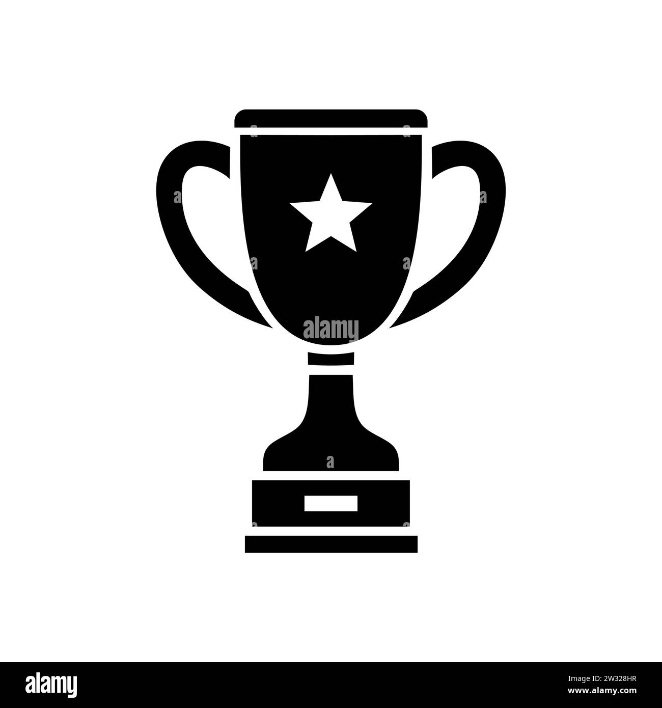 Winner cup icon. Champion trophy symbol, sport award sign. Winner prize ...