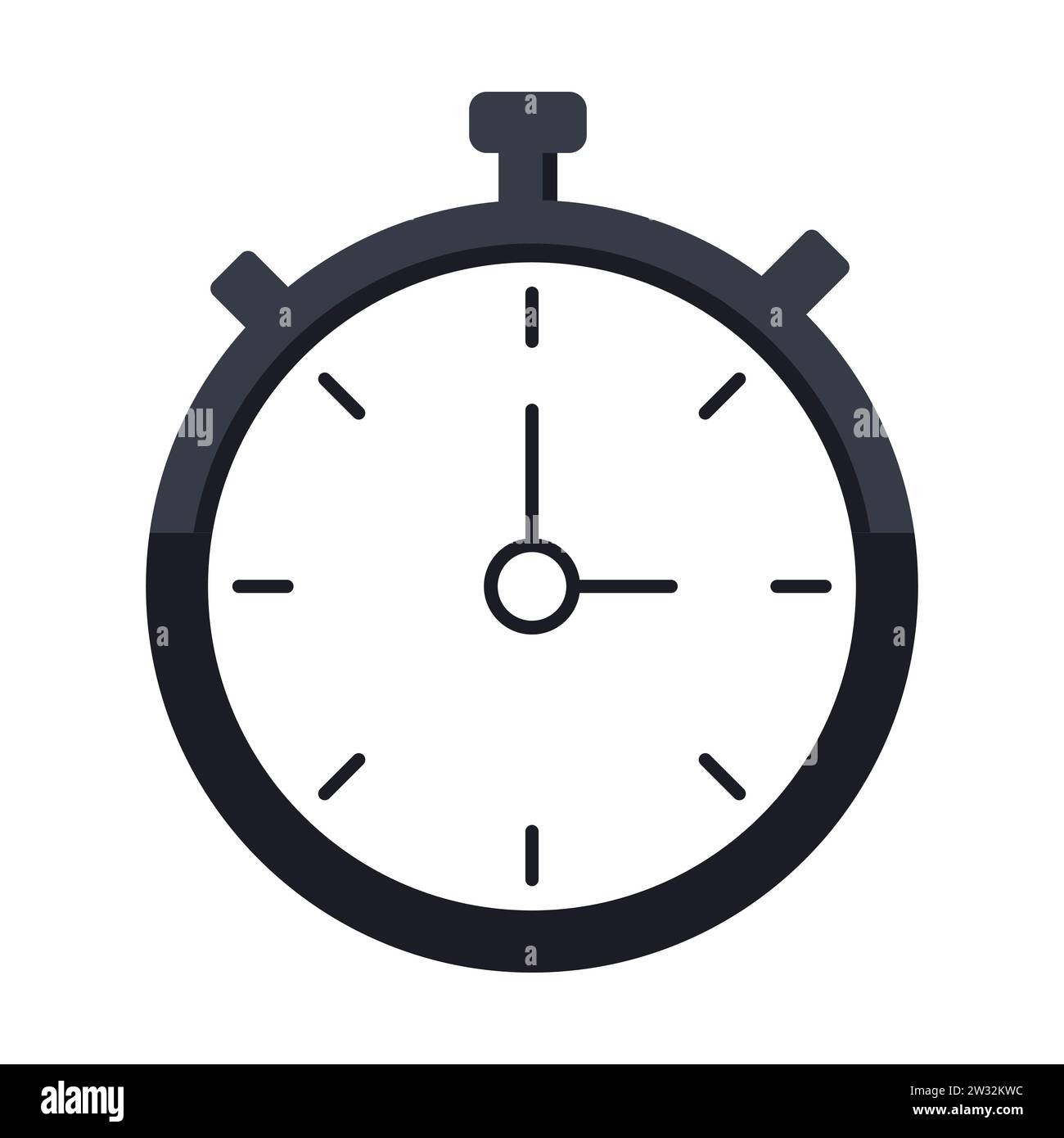 Blank timer illustration. Time, stopwatch, alarm clock, clock, second, hour, minute countdown ...
