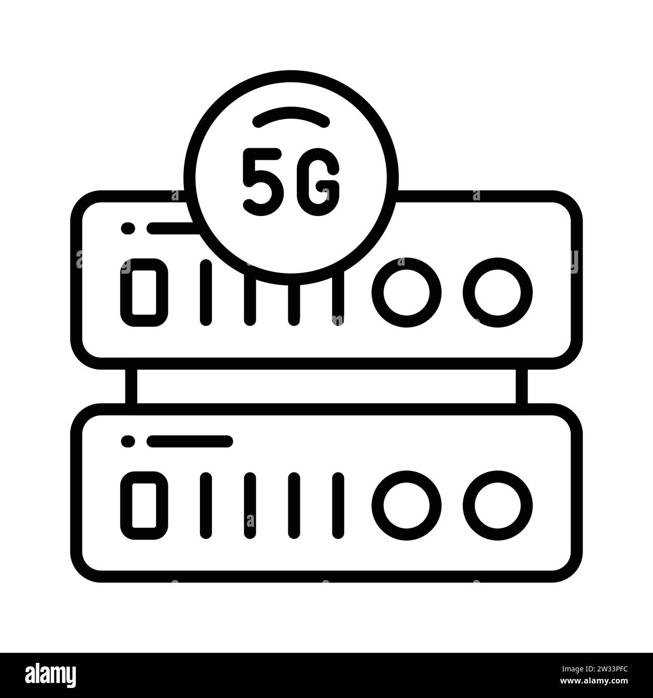 Beautifully designed 5G network Server icon in Modern Style, 5G ...