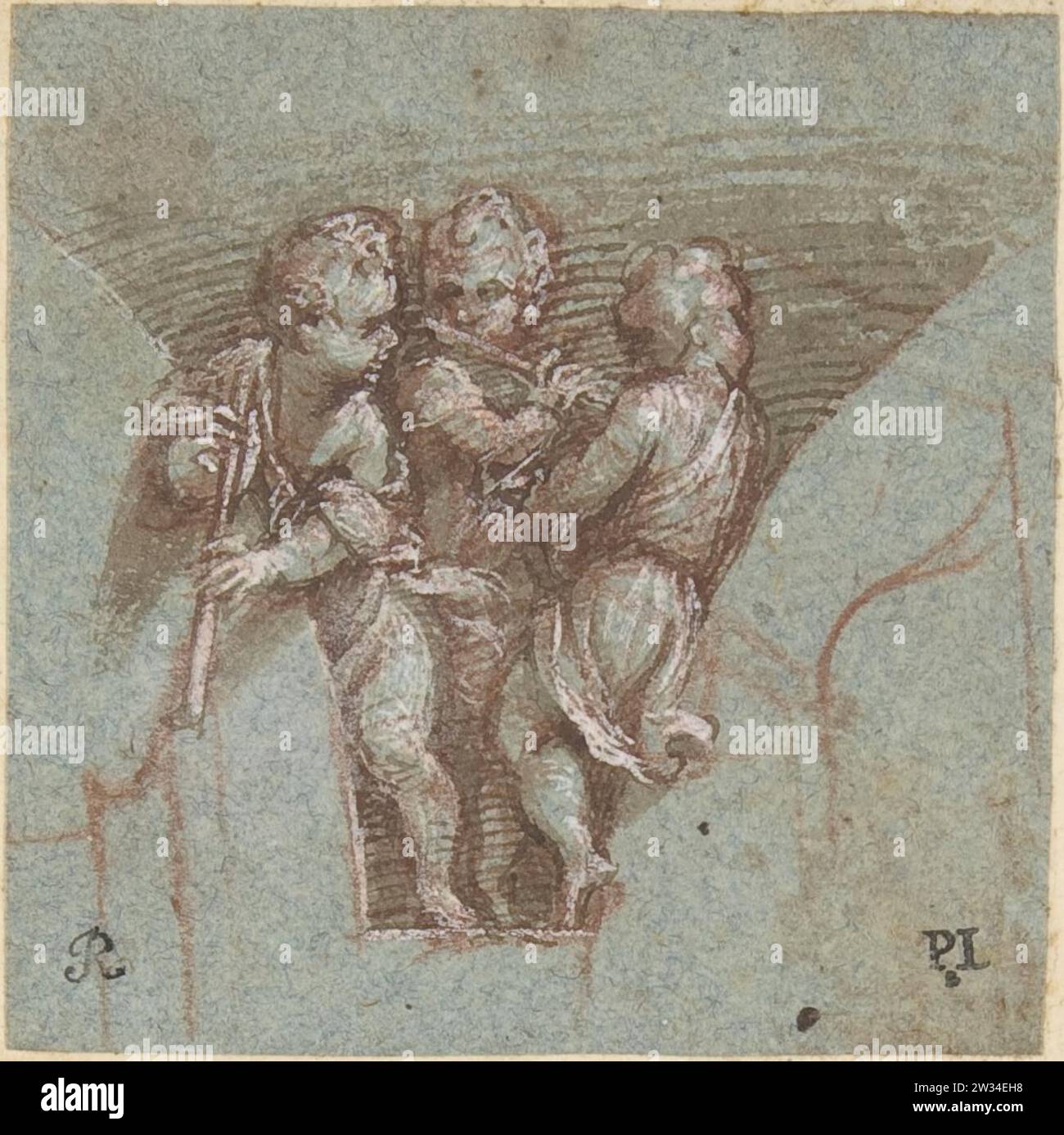 Design for a Pendentive: Youthful Musicians with Wind Instruments 1977 ...
