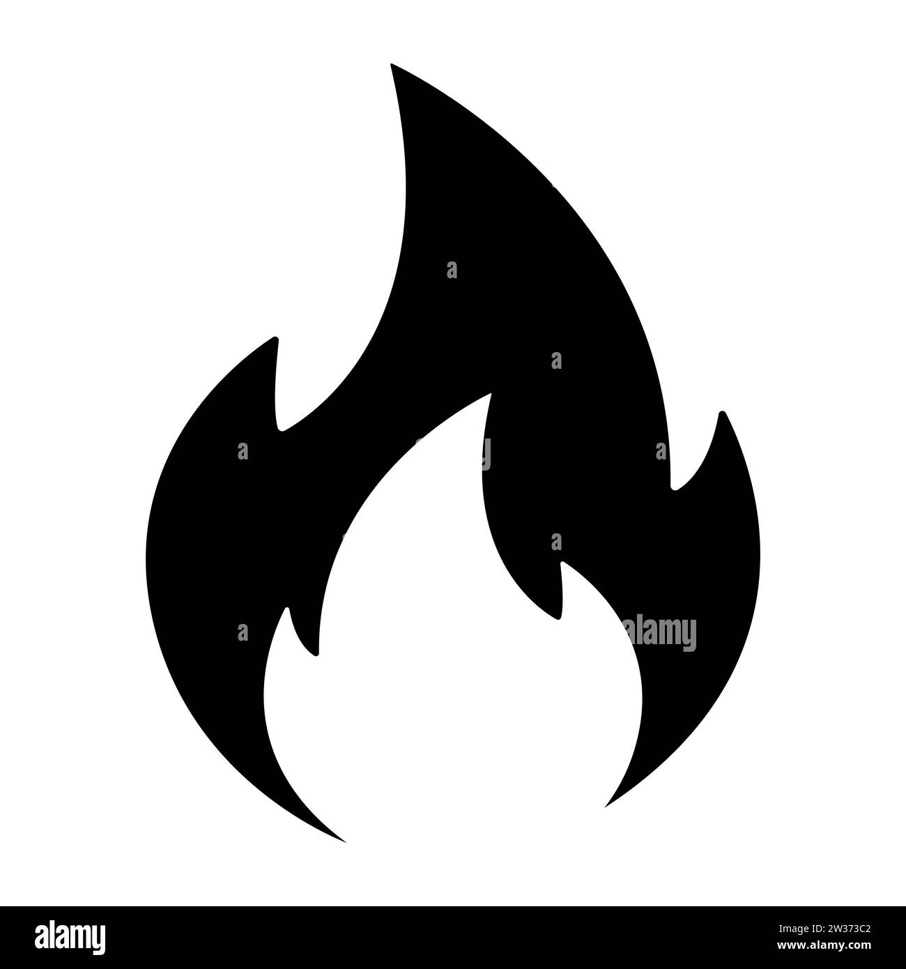 Fire illustration. Flame, bonfire, fire, heat, heat, wood, fireplace ...