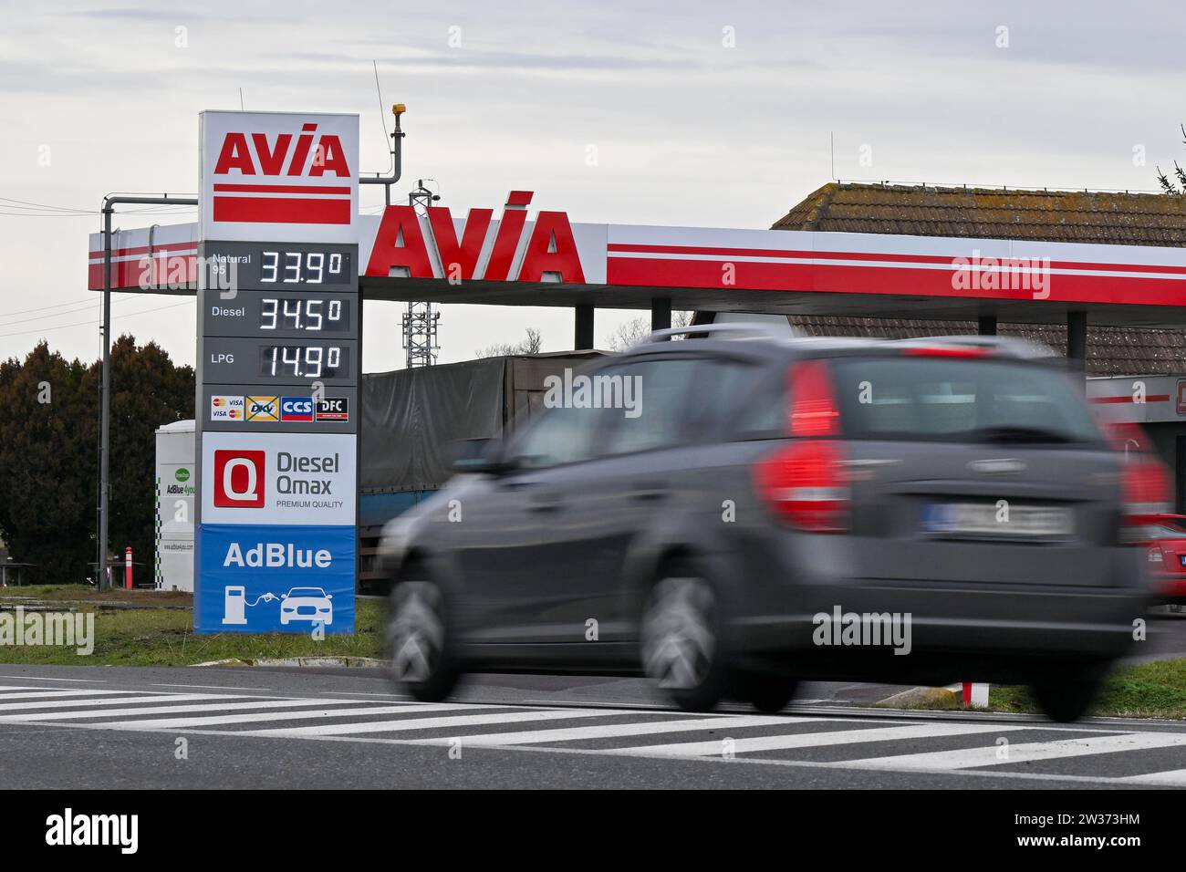 Avia petrol station hi-res stock photography and images - Alamy