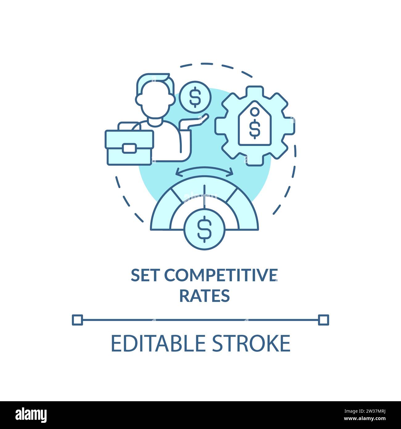 Thin line simple blue set competitive rates icon concept Stock Vector ... Thin line simple blue set competitive rates icon concept Stock Vector ...