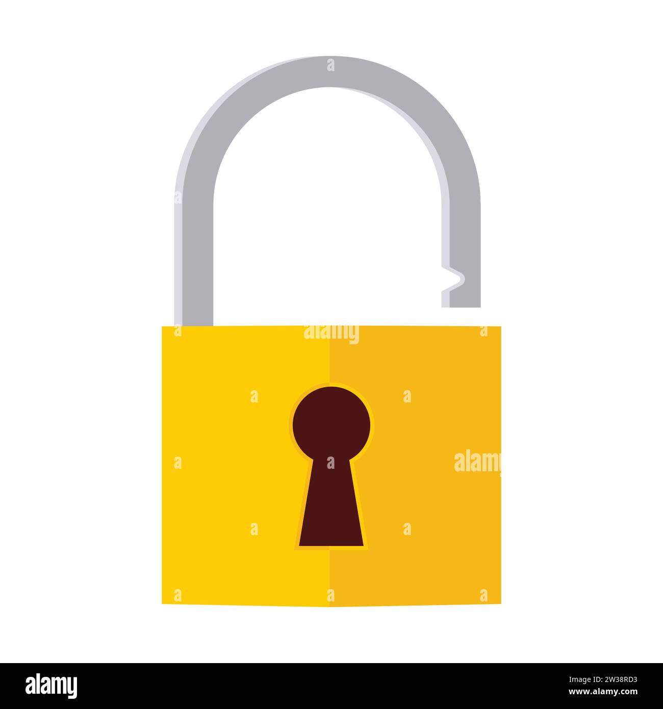 Open Lock Illustration Password Security Protection Data Key Door Keyhole Security Master