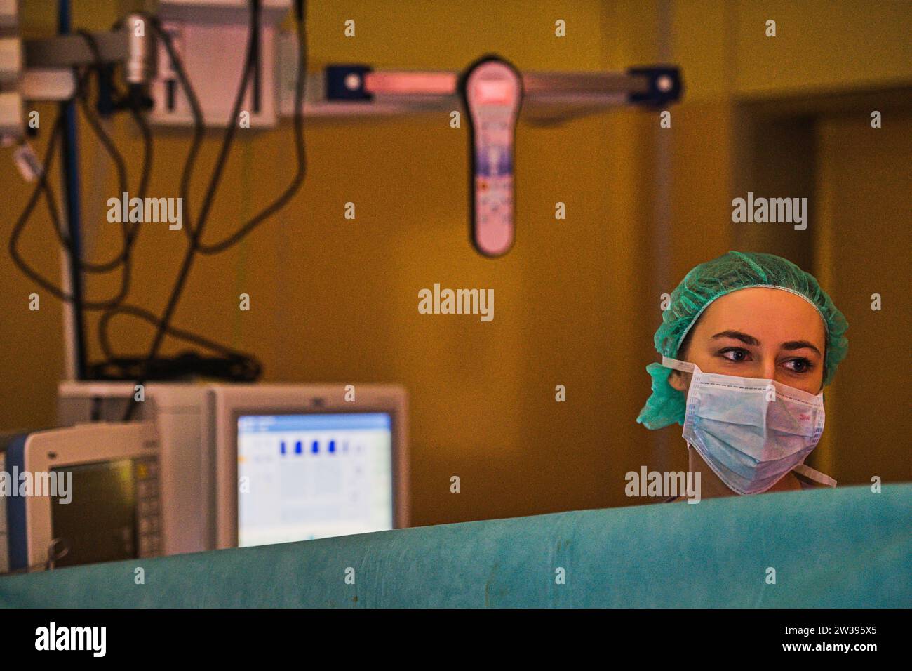 Brno, Czech Republic. 21st Dec, 2023. Lymphatic swelling surgery, a ...