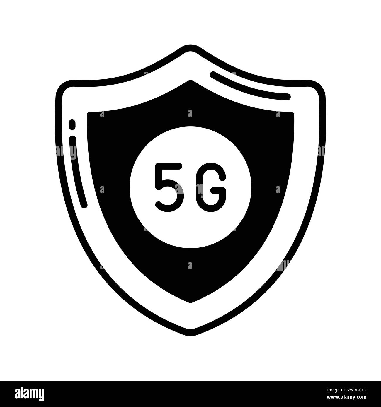 Carefully designed 5G network icon in trendy style, 5G technology ...