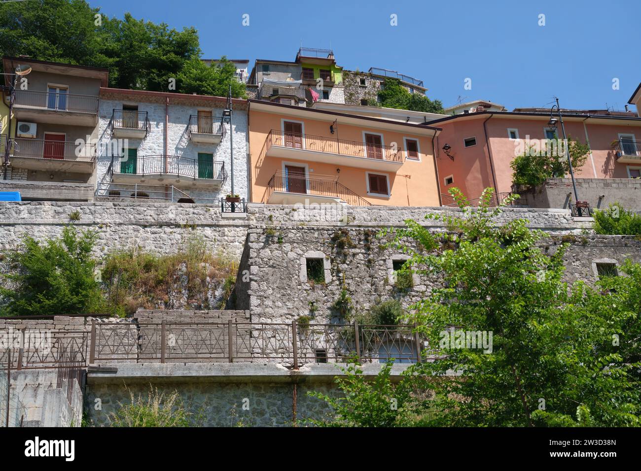 Letino, old village in Caserta province, Campania, Italy Stock Photo ...