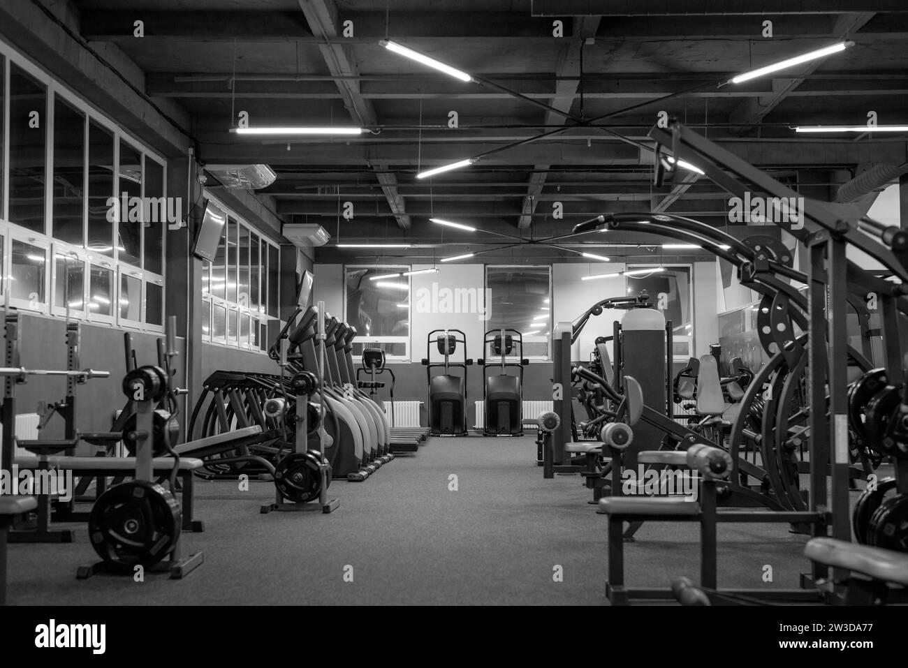 One is center of his body Black and White Stock Photos & Images - Alamy