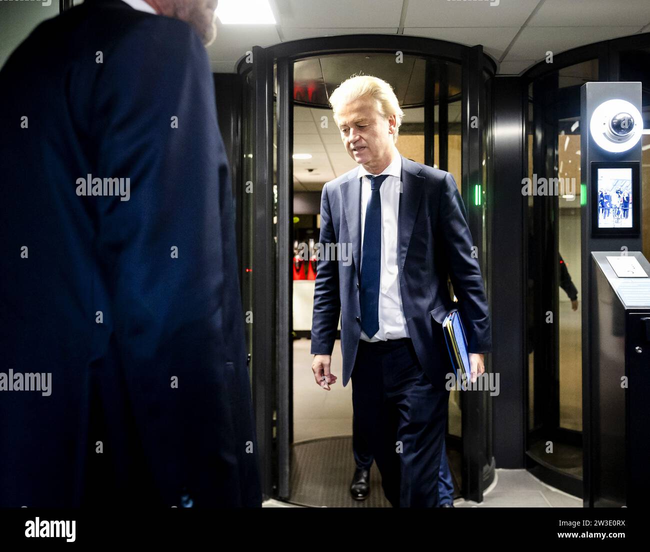 THE HAGUE - Geert Wilders (PVV) prior to a conversation with informant ...