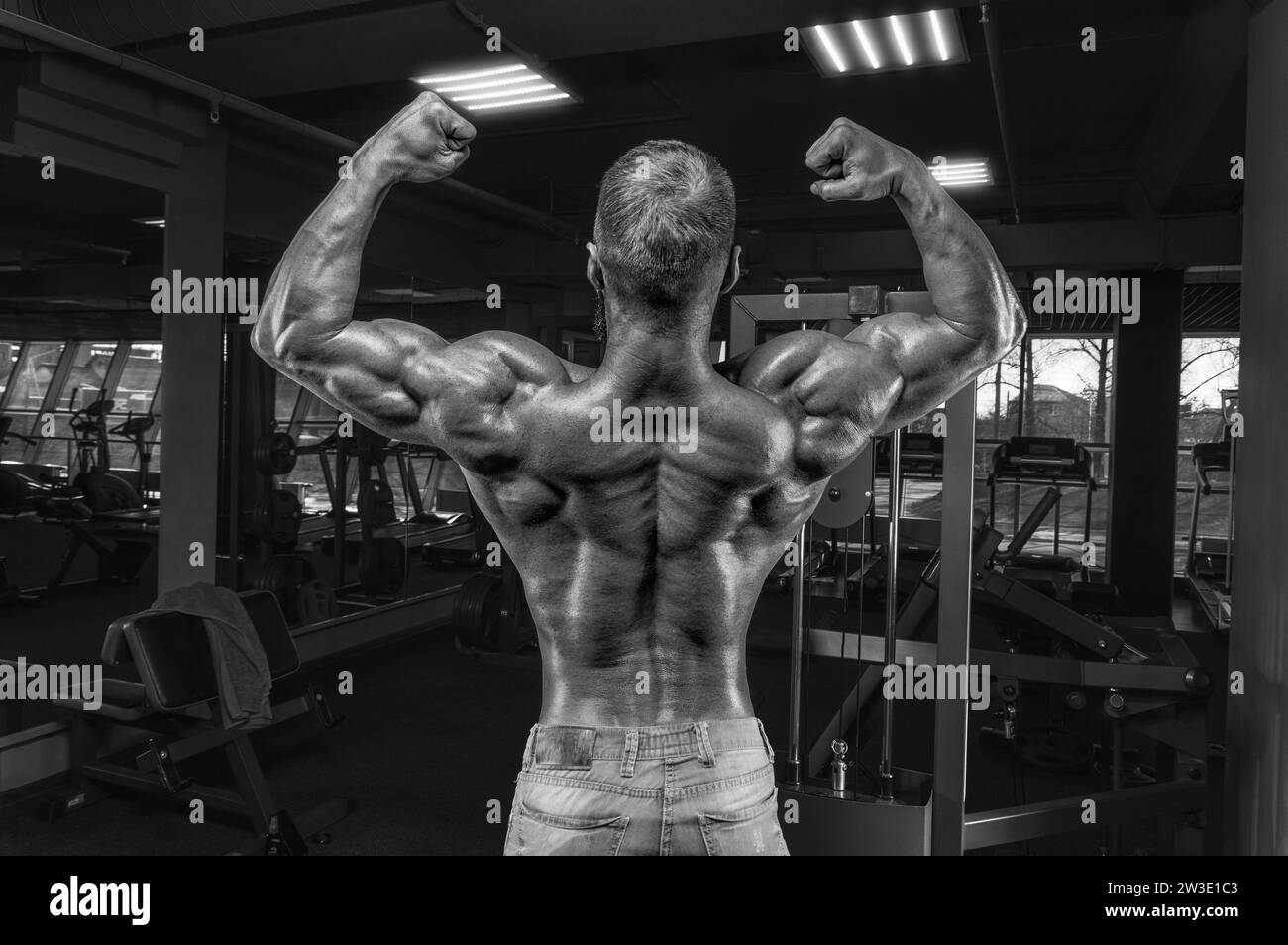 Muscle cropped view Black and White Stock Photos & Images - Alamy