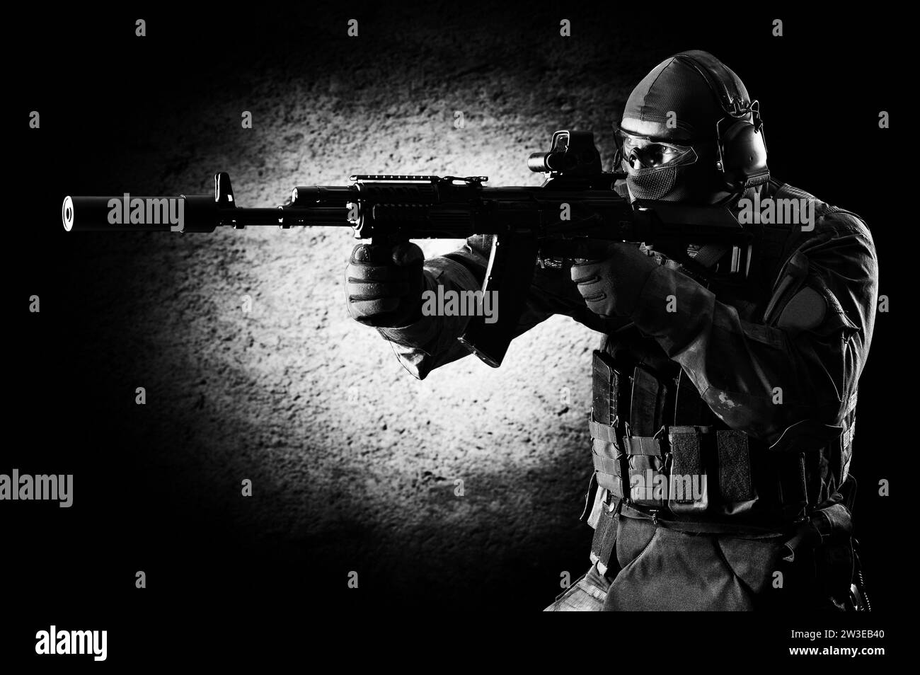 American war aims Black and White Stock Photos & Images - Alamy