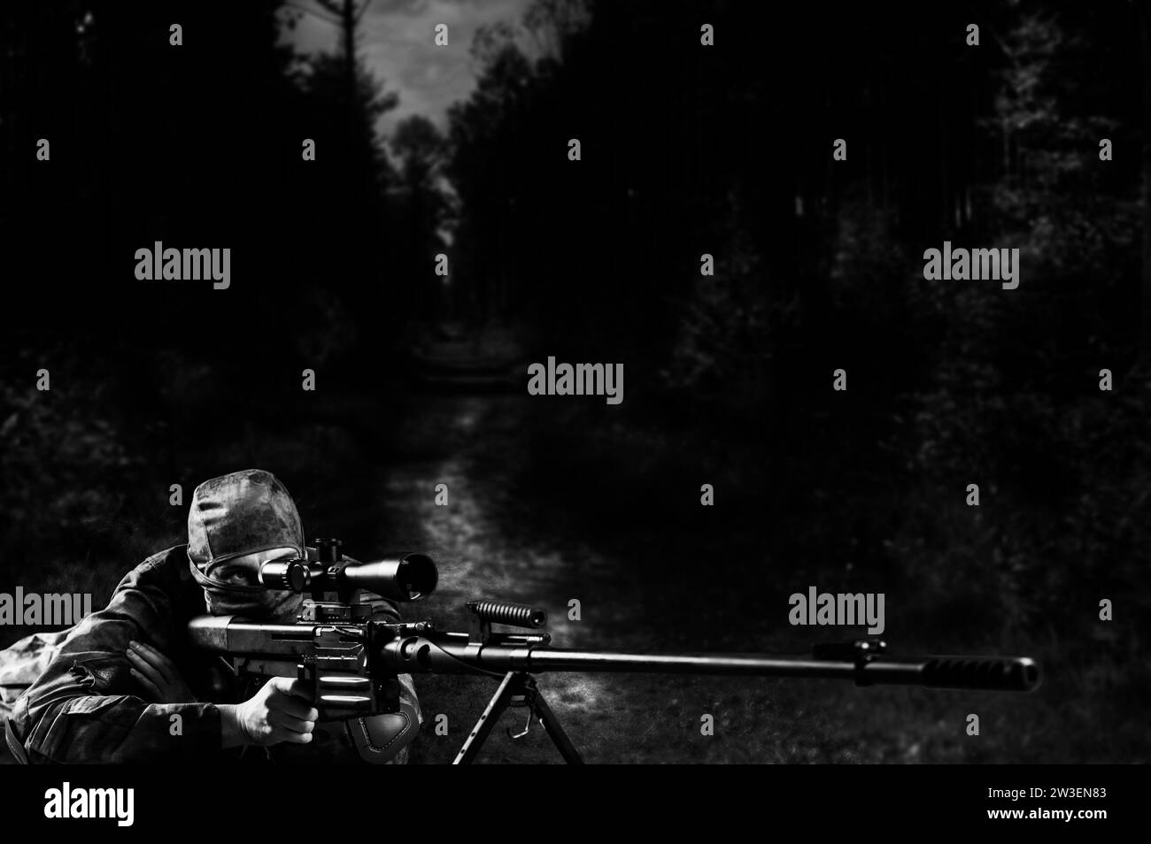 Sniper position hi-res stock photography and images - Alamy