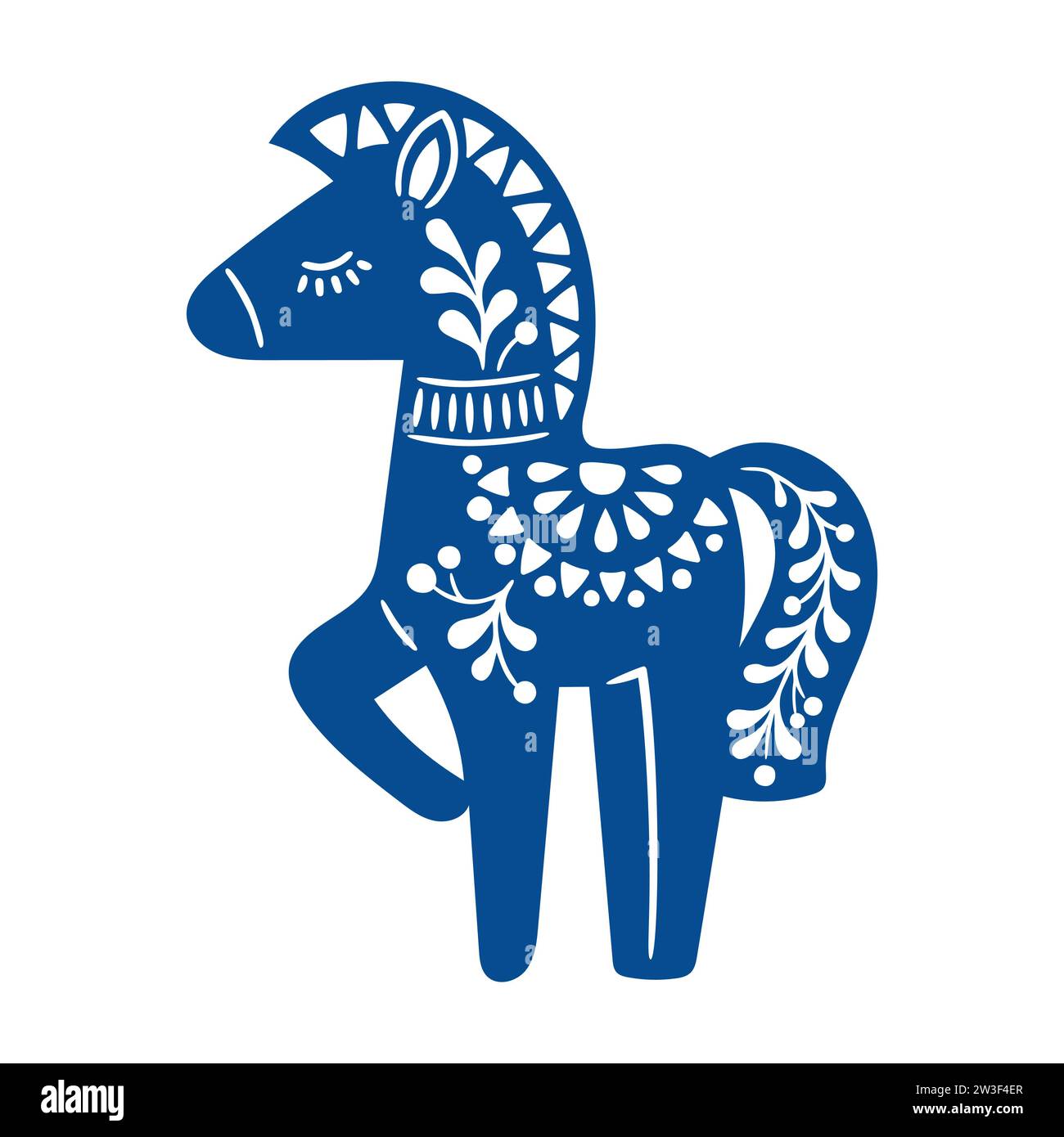 Toy horse flower on Stock Vector Images - Alamy