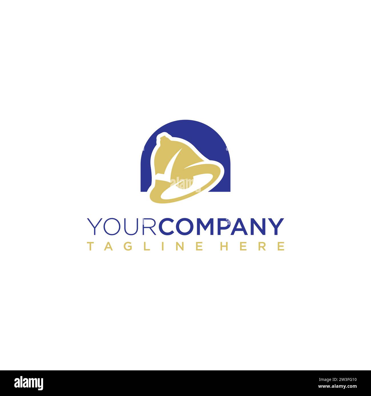 Financial advisors logo design template vector icon with abstract bell ...