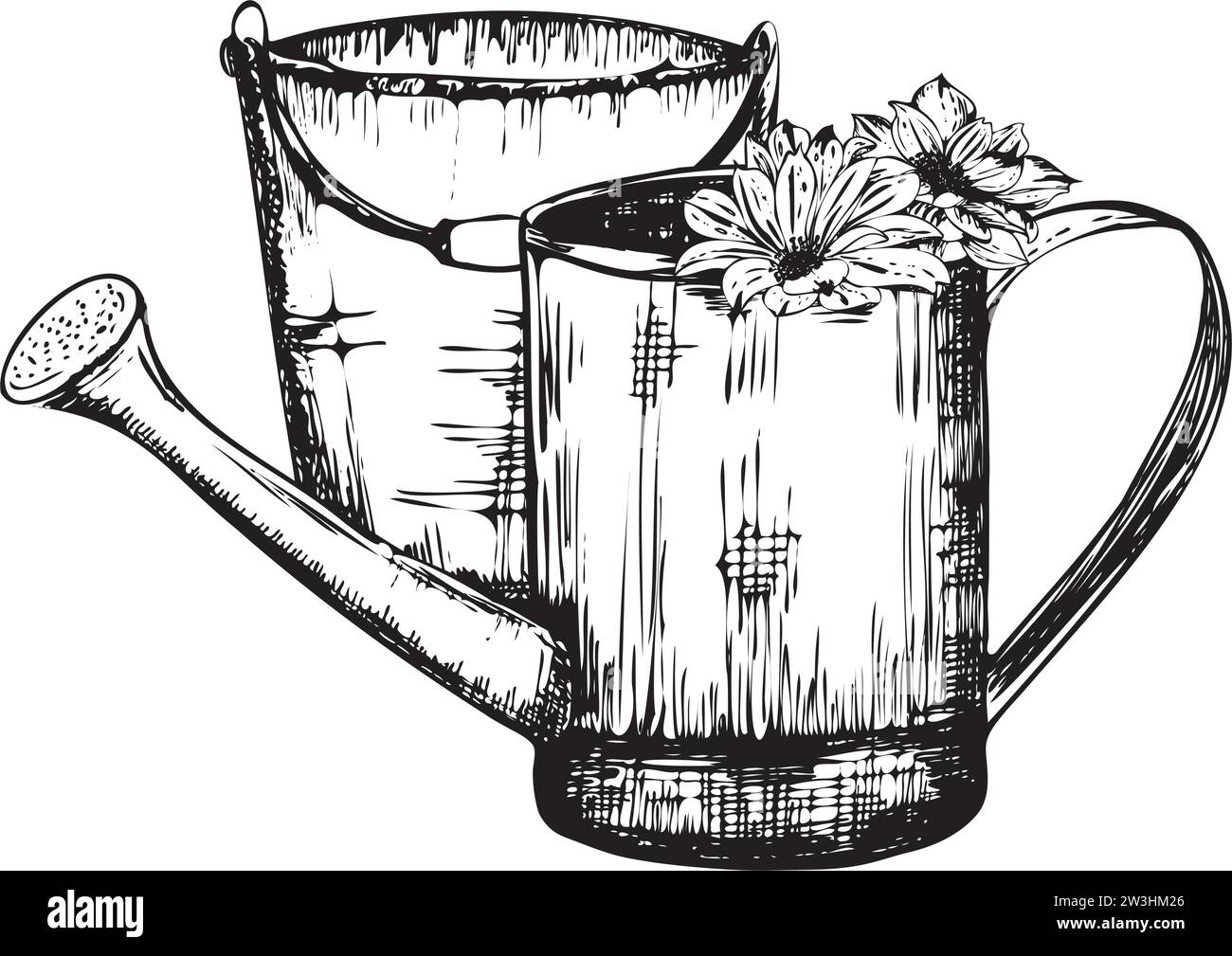 Planting horticulture Stock Vector Images - Alamy