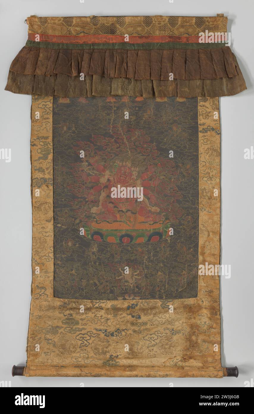 Tangka with a Voro count of Hayagriva, Anonymous, 1600 - 1699 Painting ...