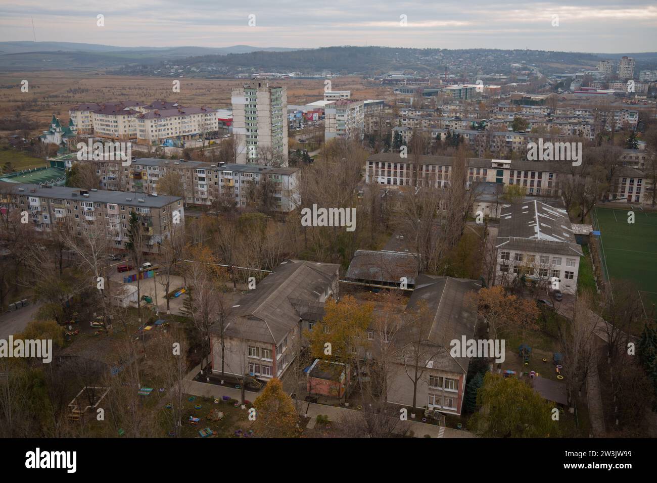 Old soviet block apartments hi-res stock photography and images - Alamy