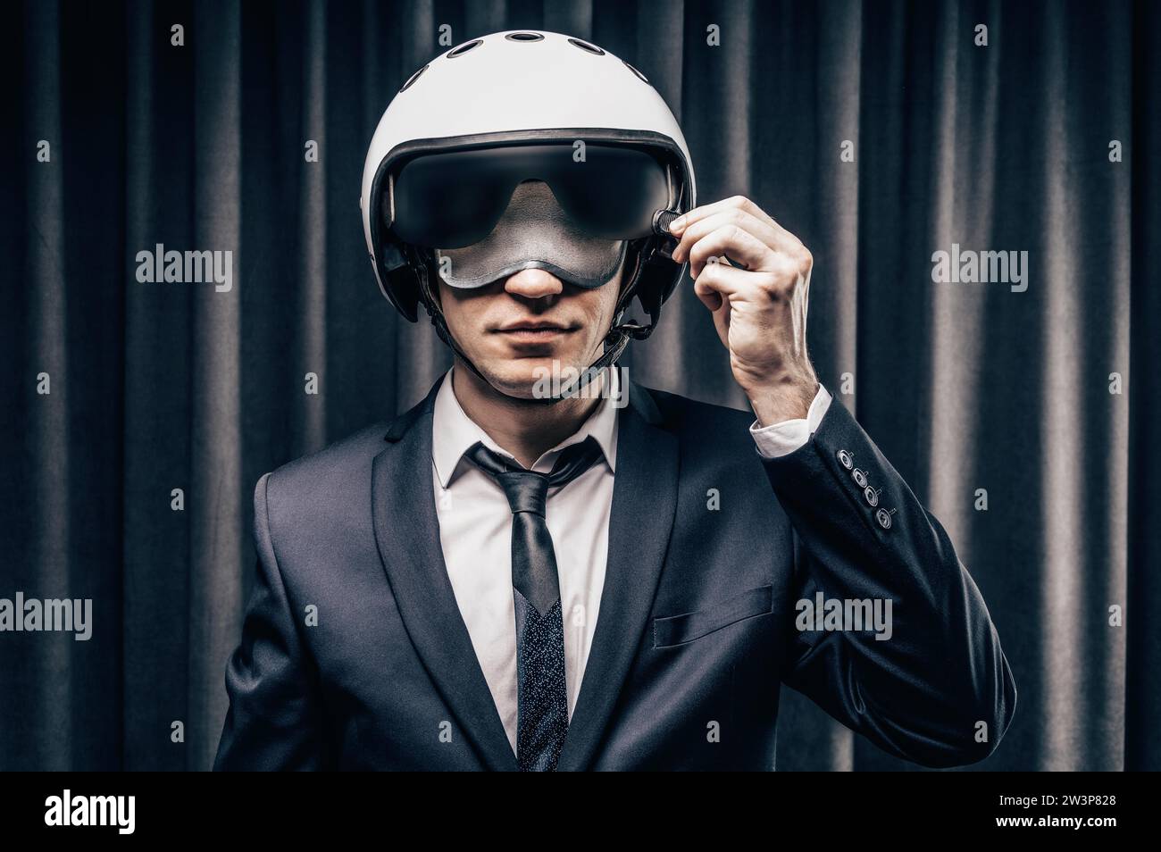 Male flight attendant hi-res stock photography and images - Alamy