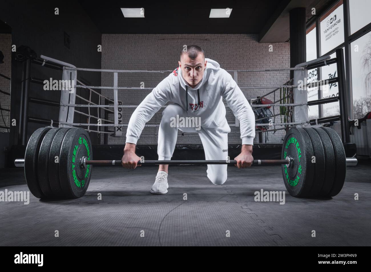 Stand on knee hi-res stock photography and images - Alamy