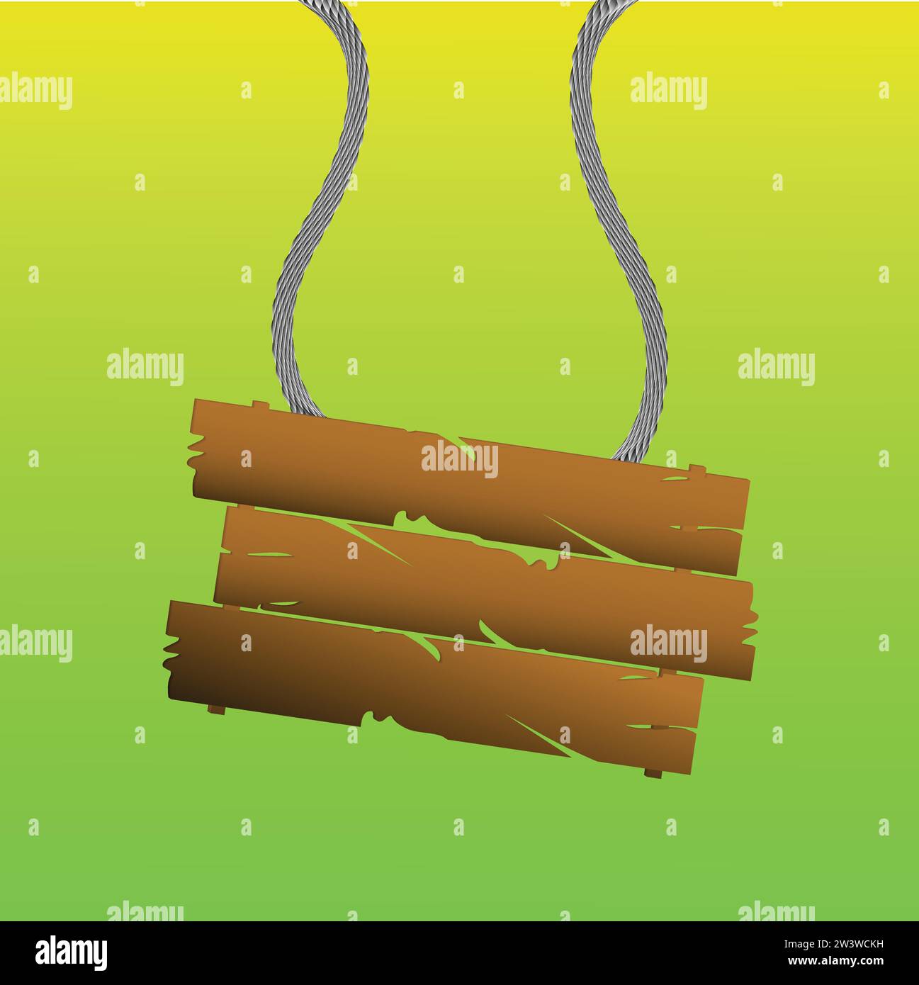 Sign hanging chains Stock Vector Images - Alamy