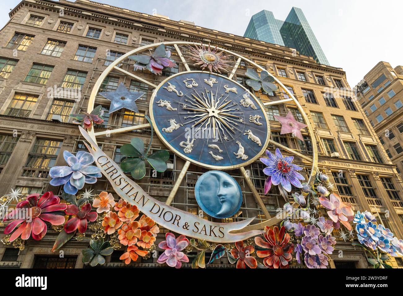 Christian Dior and Saks have displayed this Dior's Carousel of Dreams ...