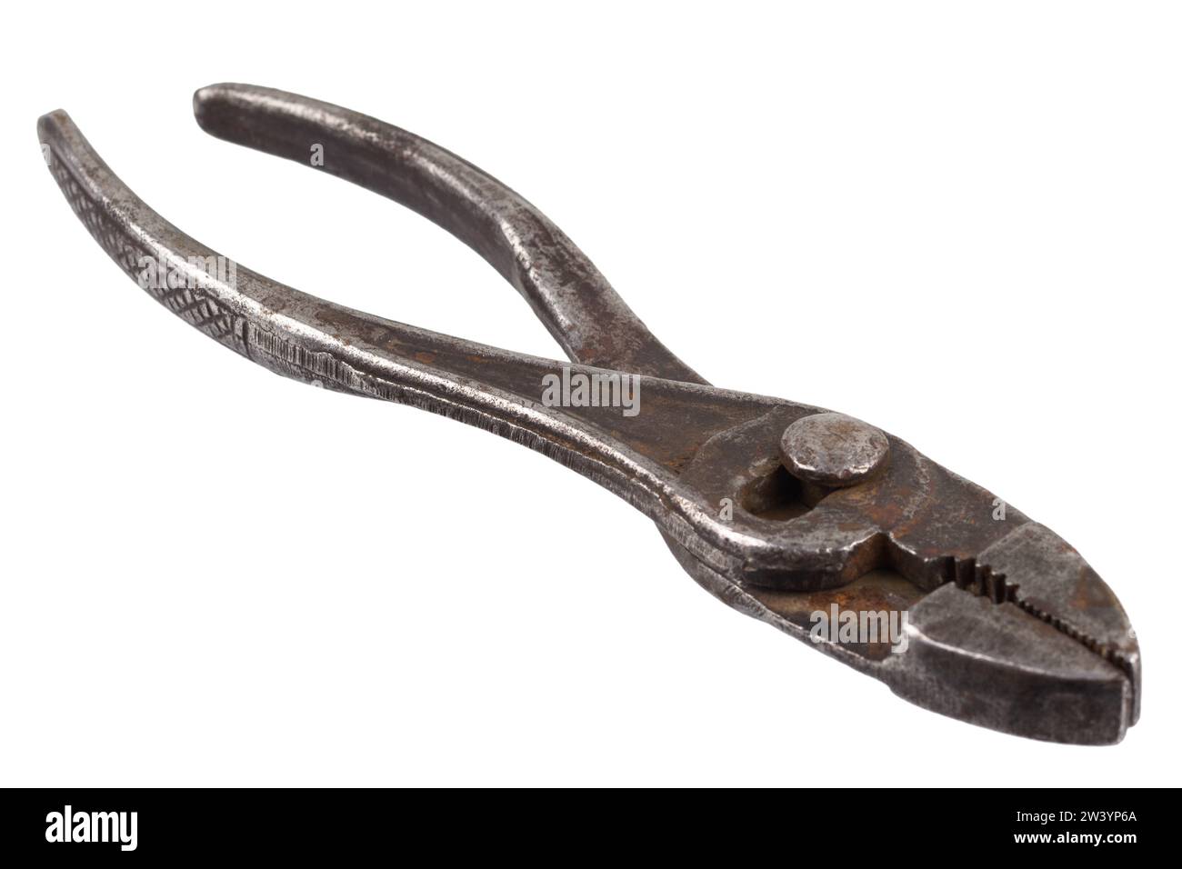 Antique vintage rusty wire pliers, or combination pliers or lineman's ...