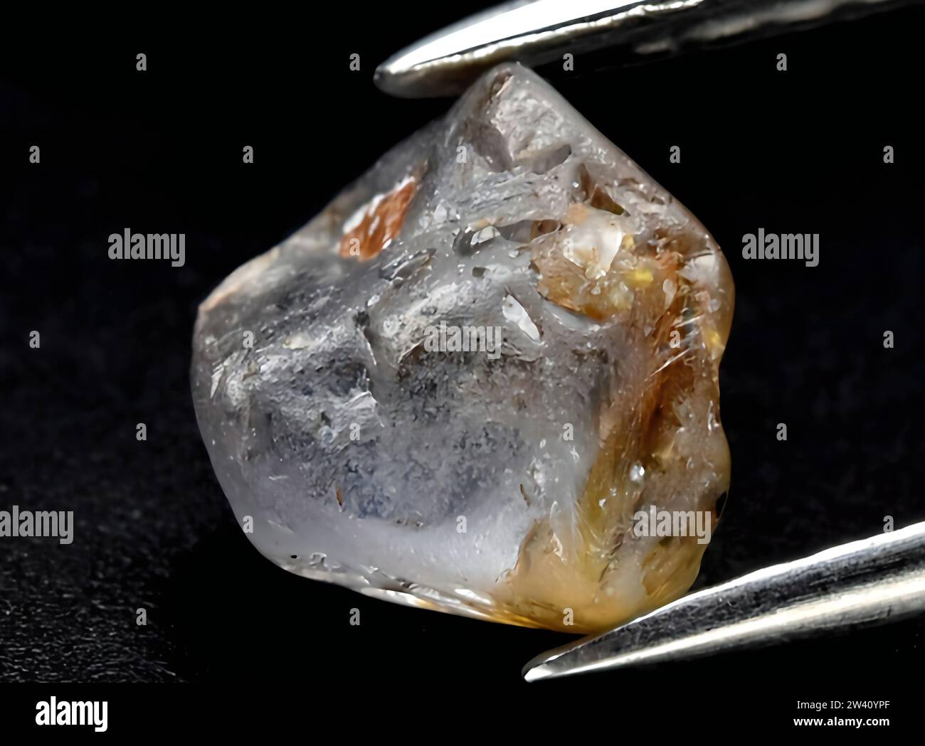 natural light pink sapphire gem on background Stock Photo - Alamy