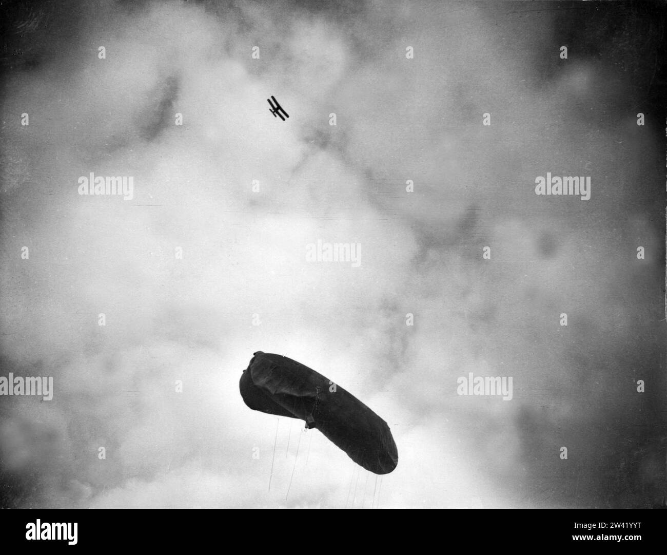 Official photograph taken on the British Western Front showing ...