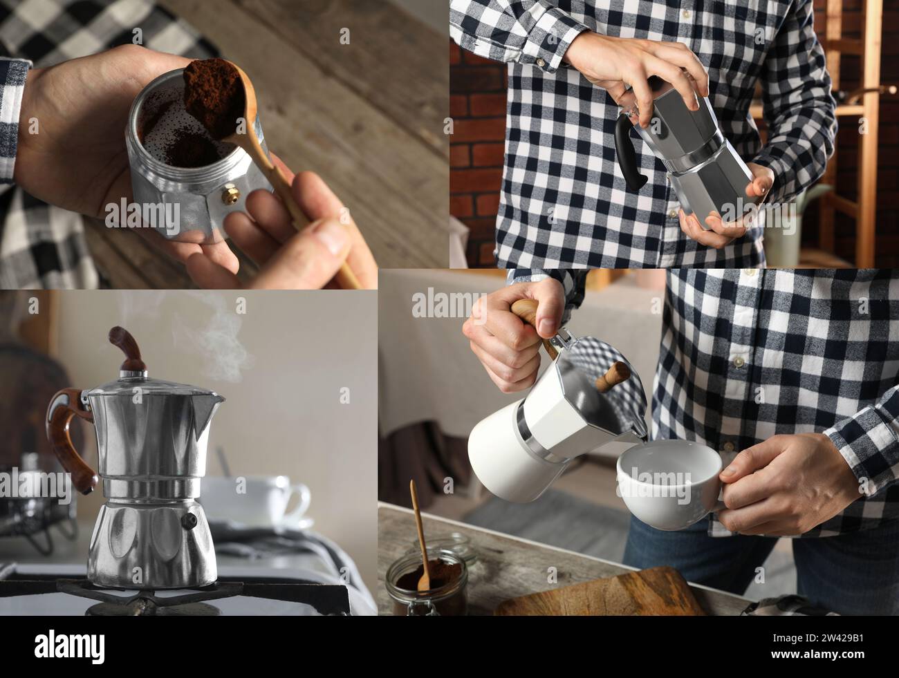 Step by step collage hi-res stock photography and images - Alamy