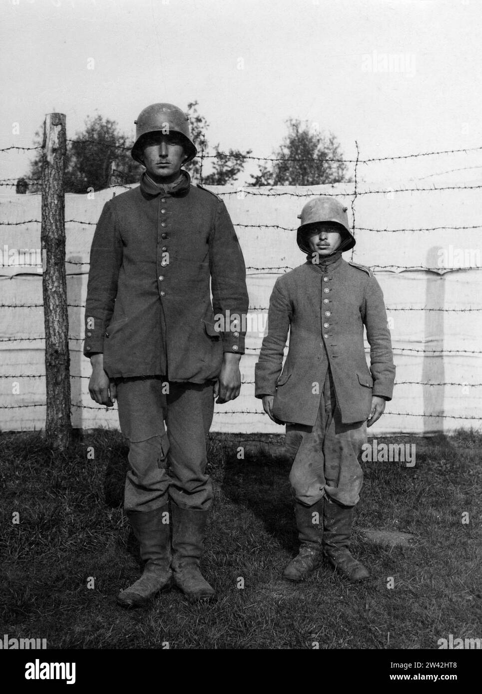 Official photograph taken showing two soldiers Stock Photo - Alamy