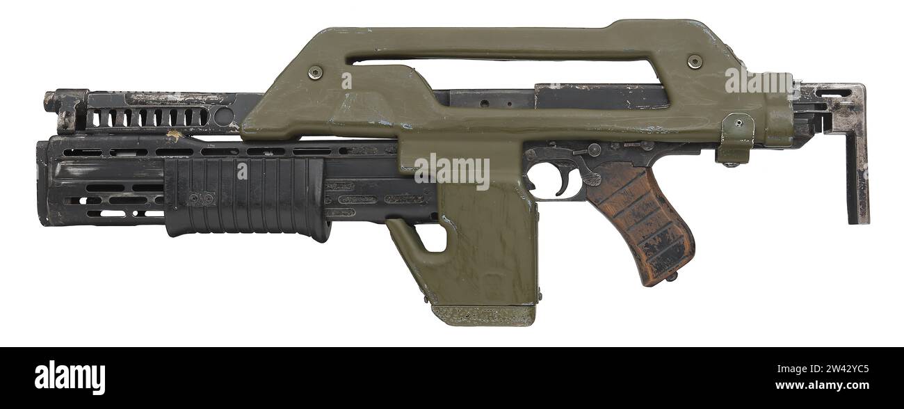 M-41A Pulse Rifle from the film 'Aliens' and 'Alien 3' Stock Photo - Alamy