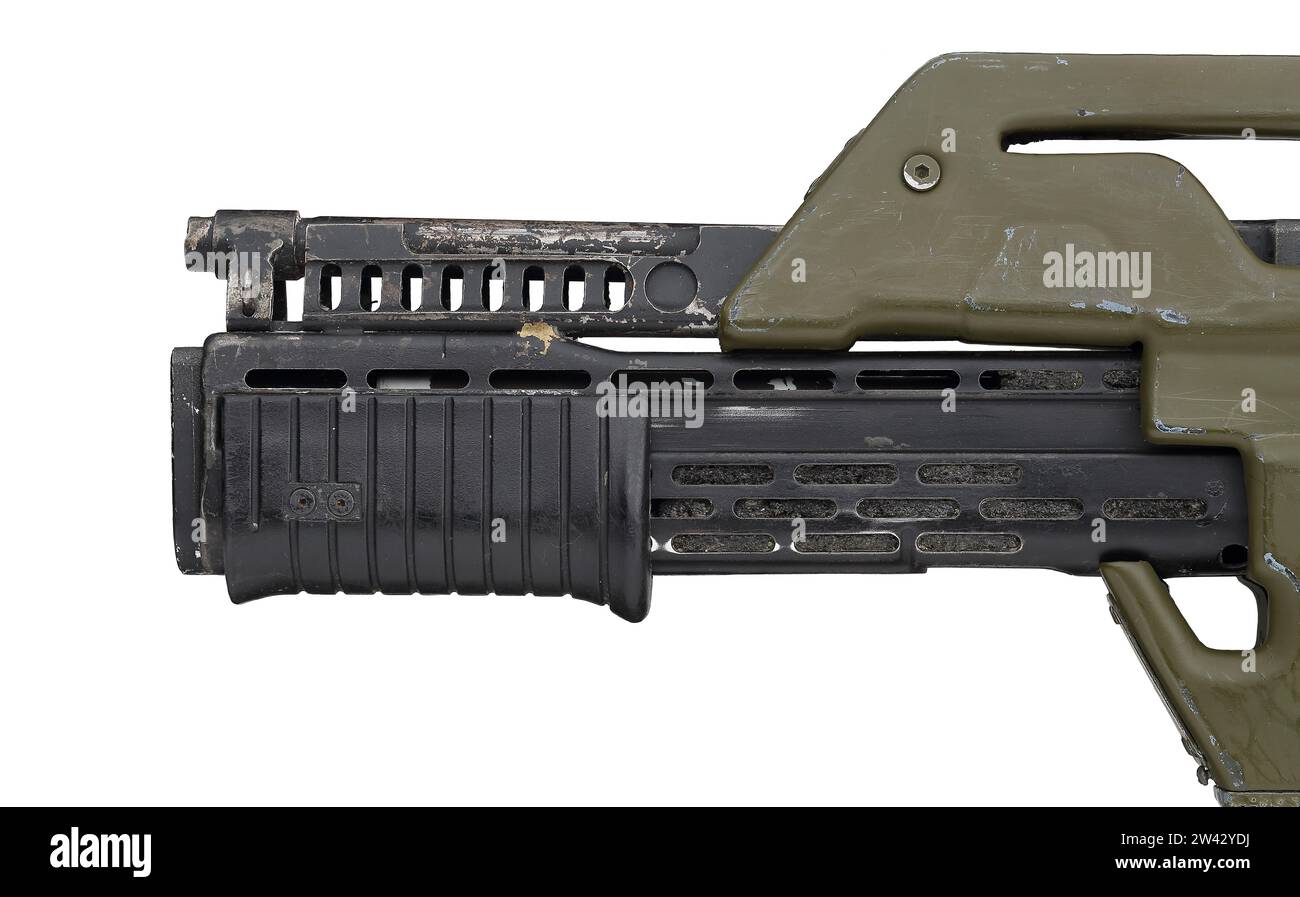 M-41A Pulse Rifle from the film 'Aliens' and 'Alien 3' Stock Photo - Alamy