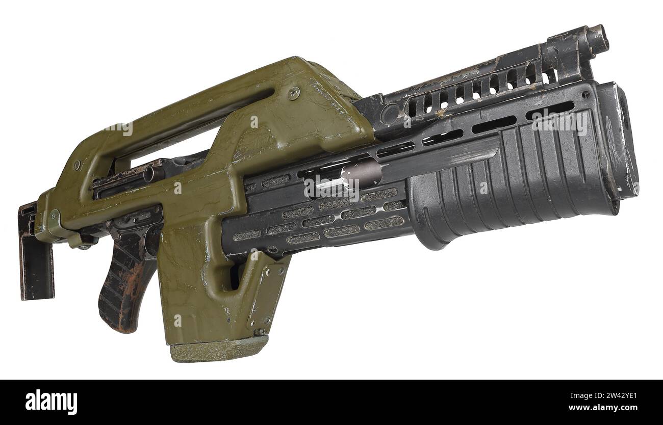 M-41A Pulse Rifle from the film 'Aliens' and 'Alien 3' Stock Photo - Alamy