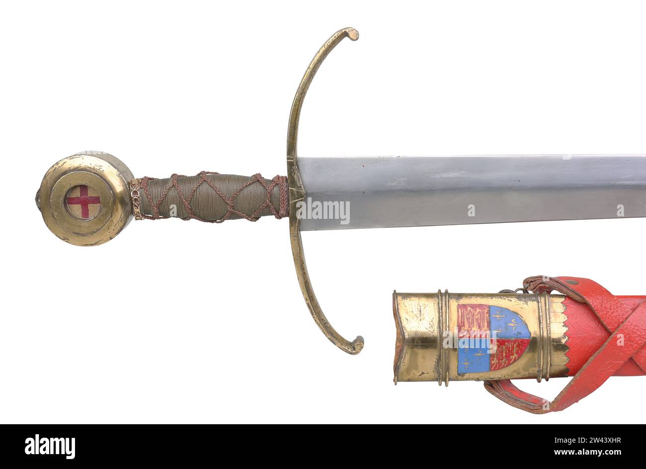Replica 'The Sword of Henry V' used by the actor Robert Hardy (1925 ...