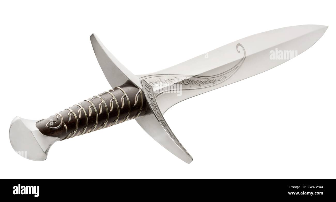 Sting: the sword of Frodo Baggins from film Lord of the Rings Stock ...