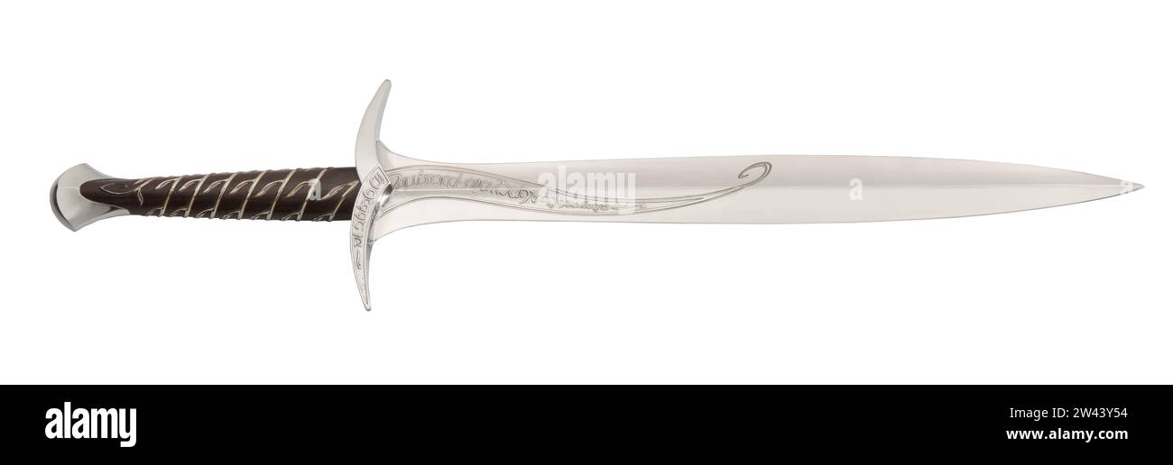 Sting: the sword of Frodo Baggins from film: 'Lord of the Rings' Stock ...