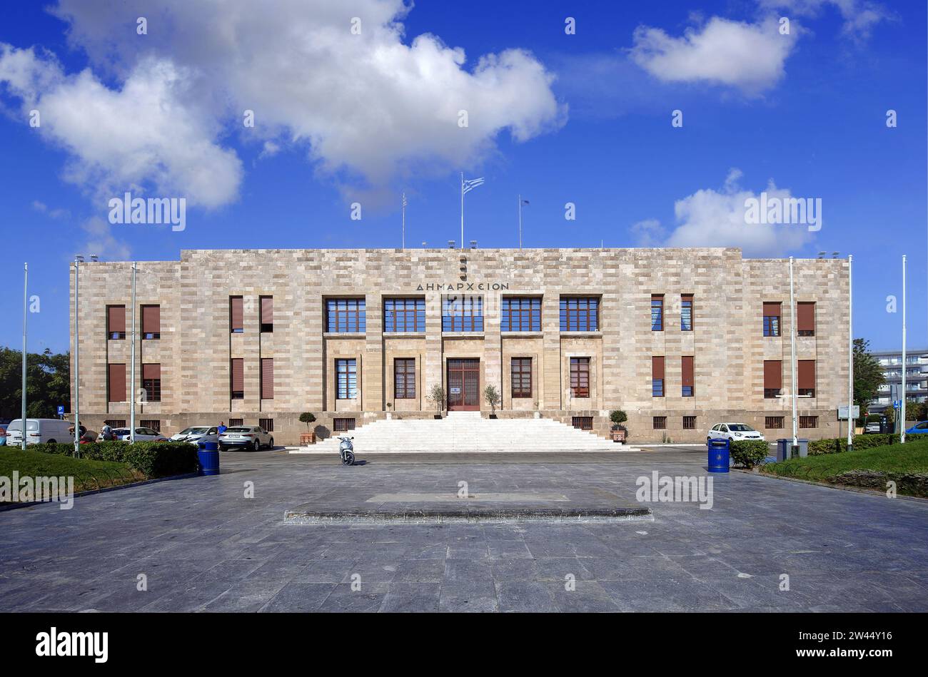 Rathaus, Rhodos Stadt, Rhodos, Griechenland Stock Photo - Alamy