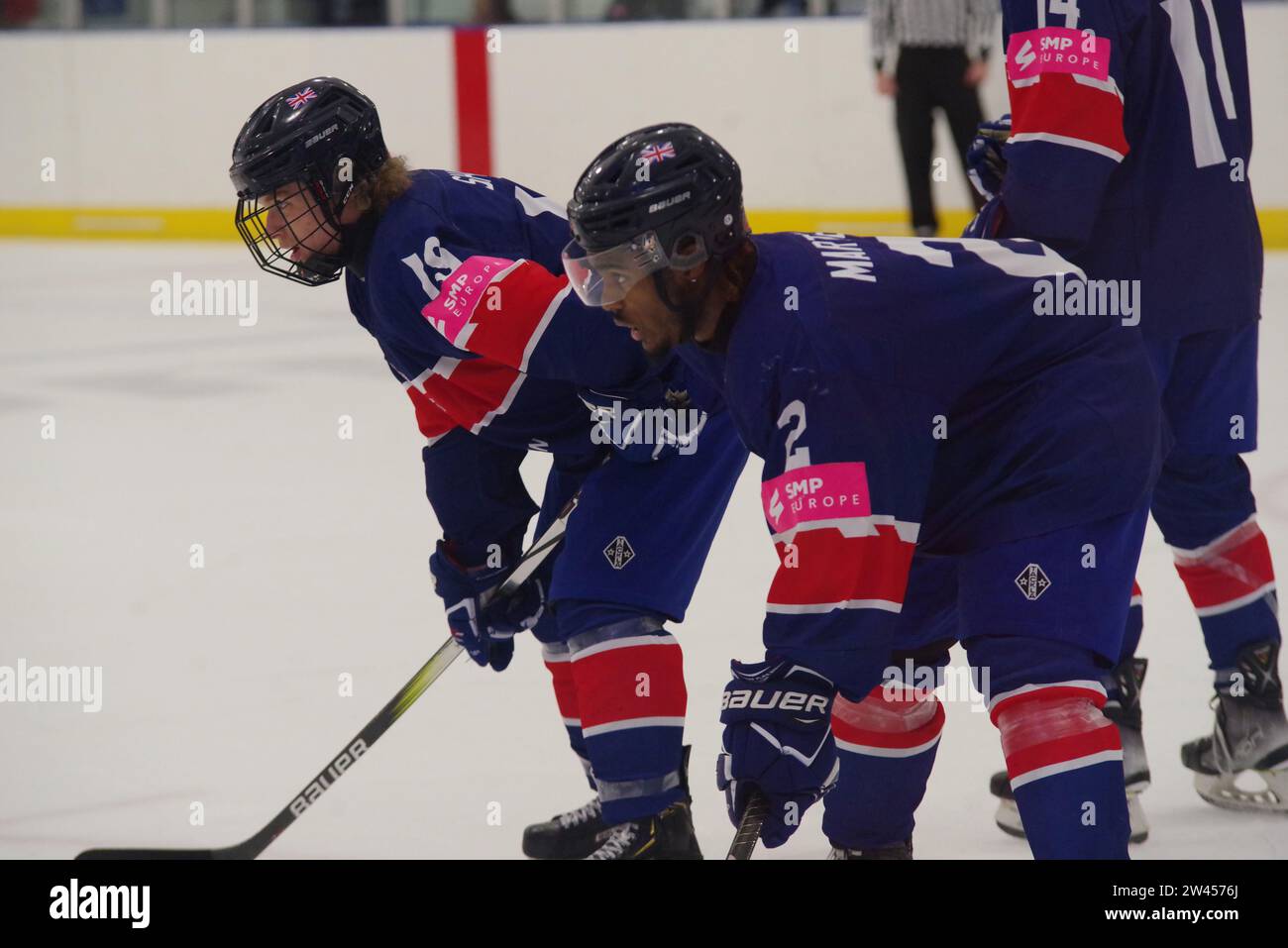 Dumfries, 12 December 2023. Joshua Shaw and Milique Martelly playing ...