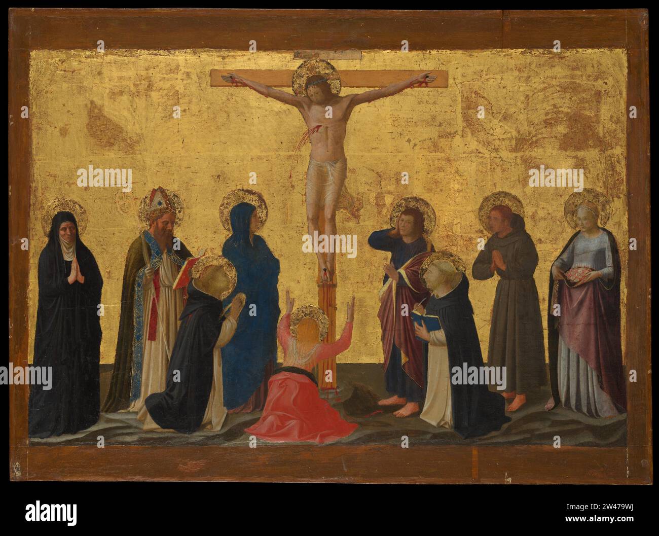 The Crucifixion 1914 by Fra Angelico (Guido di Pietro Stock Photo - Alamy