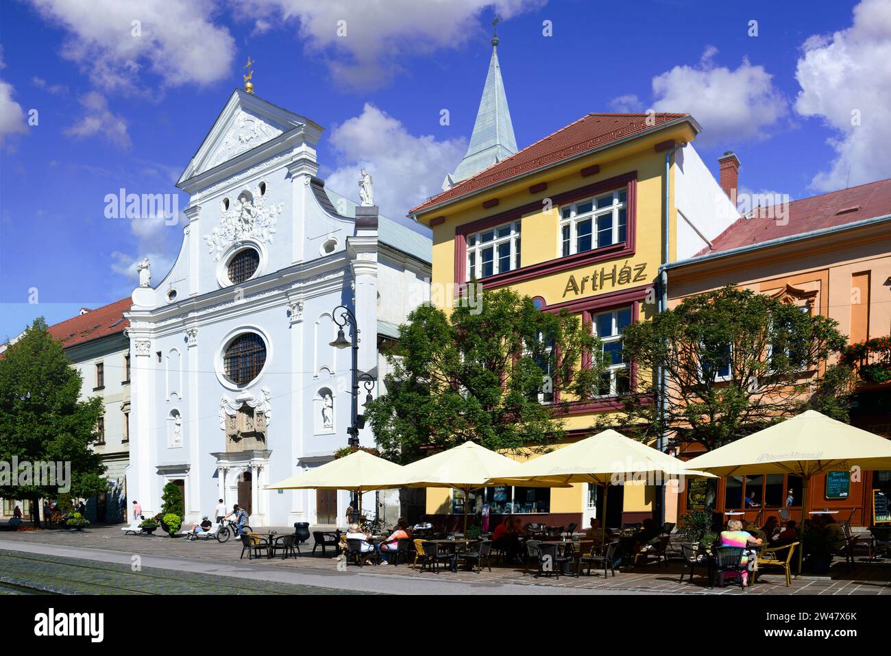 Ehemaliges Franziskanerkloster in der Fußgängerzone Hlavna, Kosice oder ...