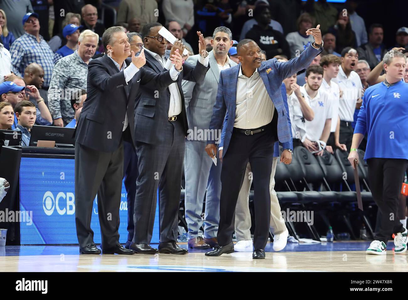 ATLANTA, GA - DECEMBER 16: Kentucky Wildcats head coach John Calipari ...