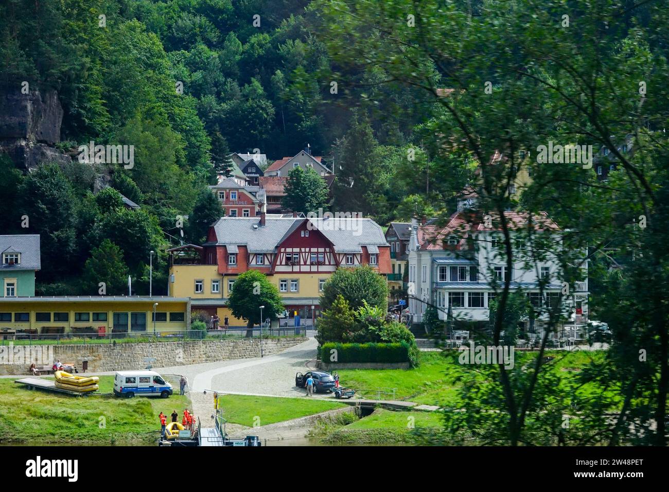 Elbe Valley Schmilka,Germany Stock Photo - Alamy