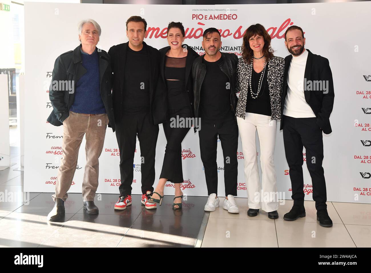 Rome, Italy. 21st Dec, 2023. Rome: Cinema Adriano. Photocall film How ...