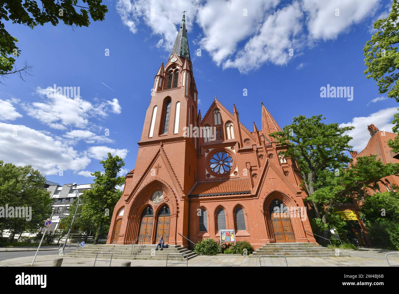 Pauluskirche, Kirchstraße, Zehlendorf, Berlin, Deutschland Stock Photo ...